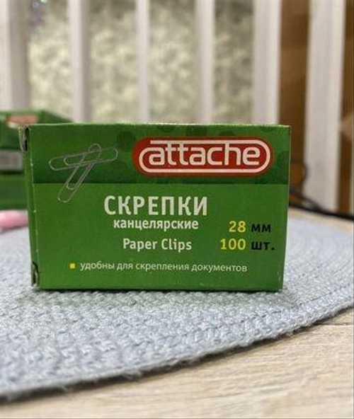 Скрепки канцелярские 28 мм