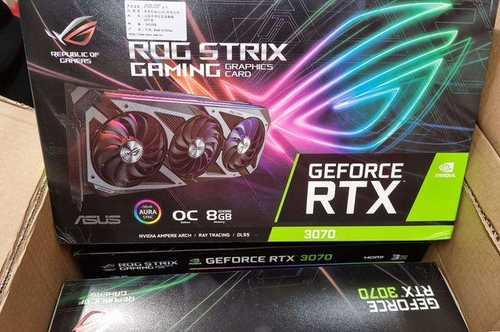 Видеокарта 3070 Asus rog strix non LHR