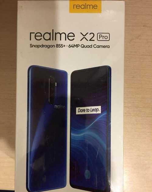 Телефон realme x2pro 8/128gb синий новый