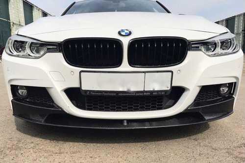 Карбоновый сплиттер губа BMW F30