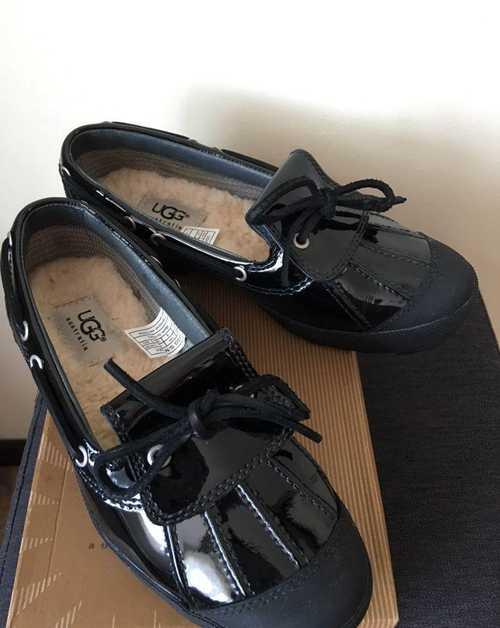 UGG, угги лакированные кеды