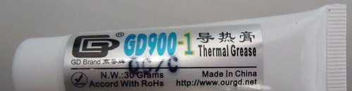 Термопаста GD900-1 (туба, 30г., 6W/m-k) тюбик