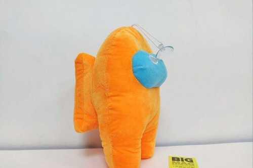 Мягкая игрушка Among Us оранжевый, 20 см