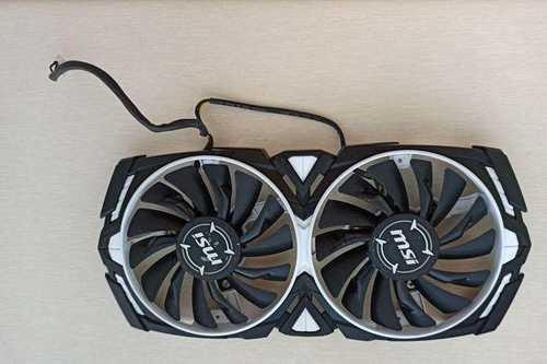 Кожух и кулера MSI Armor RX570/470