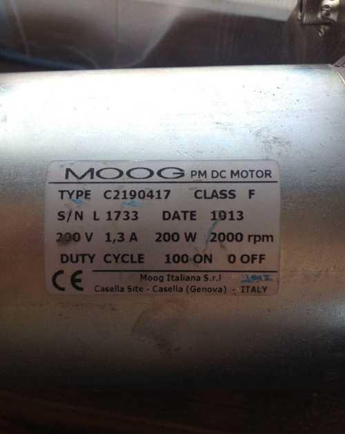 Мотор moog pm dc motor