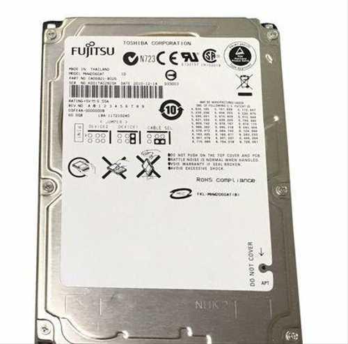 Жесткий диск Fujitsu 60GB MHW2060AT IDE 2.5