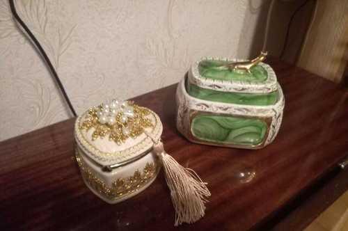 Фарфоровые шкатулки