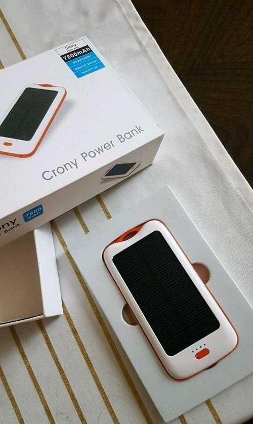 Crony power bank 7800 mAh solar