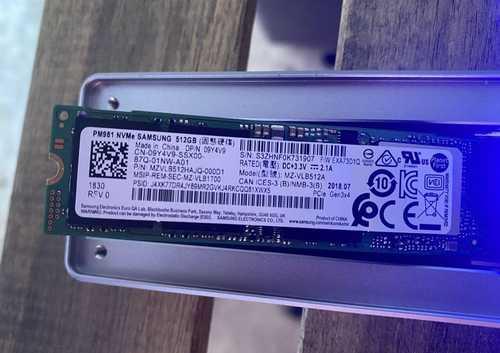 SSD samsung PM981 NVMe 512gb аналог evo 960