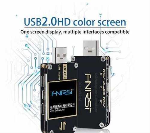 USB тестер Fnirsi FNB38