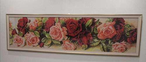 Картина алмазная вышивка розы