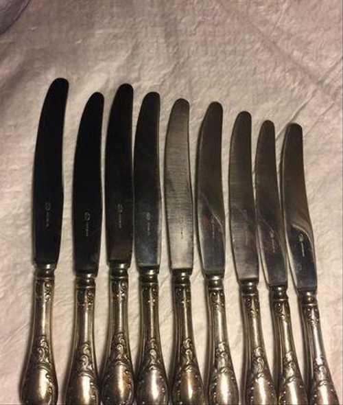 Сервировочные мельхиоровые ножи