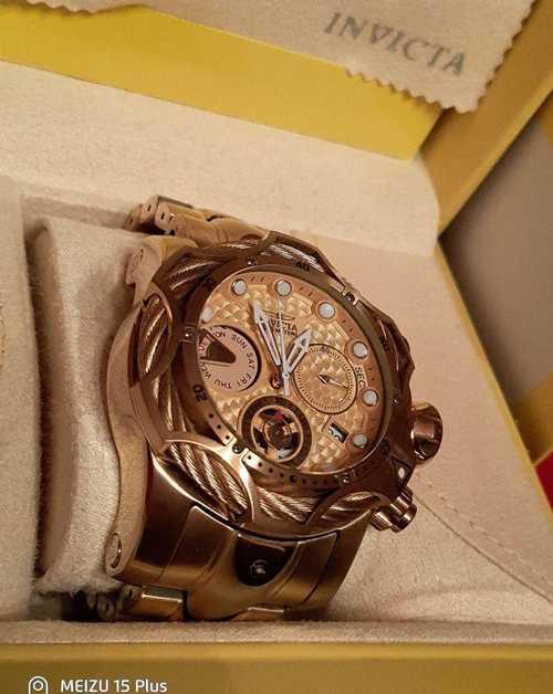 Часы invicta Venom Gold Хронограф