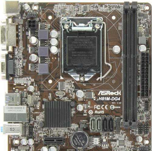 Материнская плата Asrock h81m-dg4