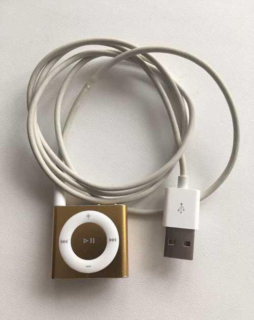 Плеер iPod shuffle 4 gold, 2 Gb