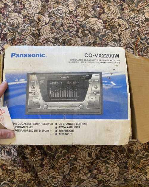 Магнитола Panasonic cd + кассетник