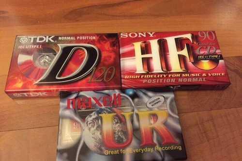 Новые кассеты Sony / Maxell / TDK