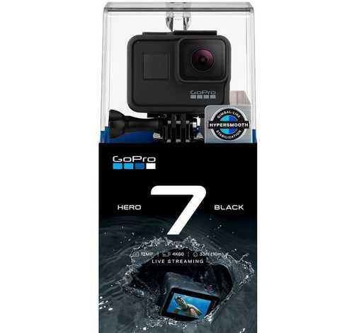 Экшн-камера GoPro Hero 7 Black chdhx-701-RW