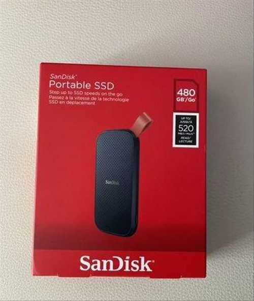 Внешний SSD Sandisk 480gb Новый