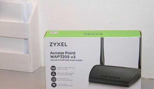 Wi-Fi точка доступа zyxel WAP3205 v3, черный