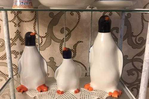 Штофы пингвины в идиальном состоянии лфз