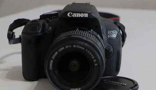 Продам фотоаппарат Canon 650d