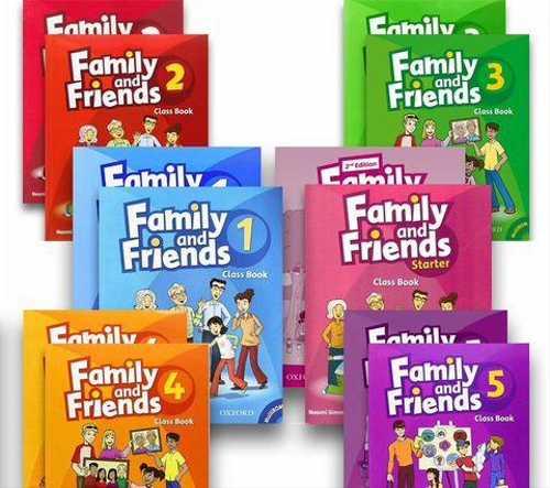 Новые Family and friends 1,2,3,4,5,6
