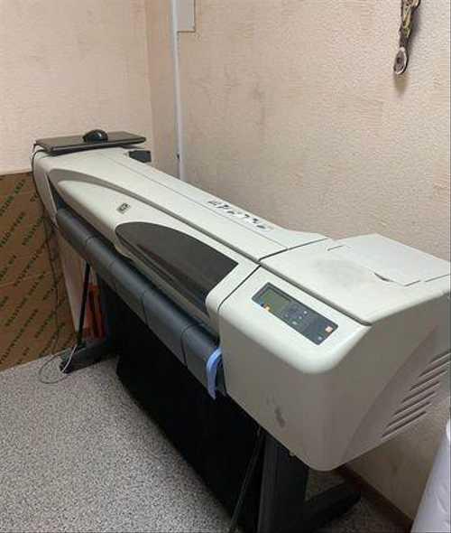 Подключение плоттера hp designjet 500