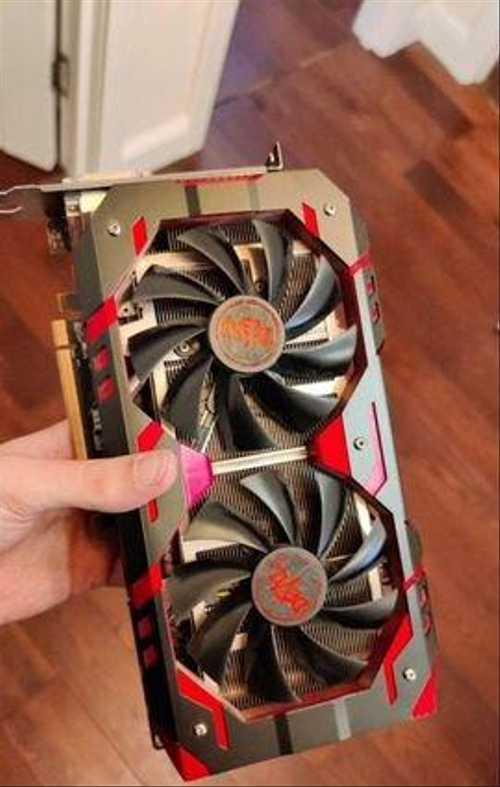 Видеокарта rx580 8gb Red Devil