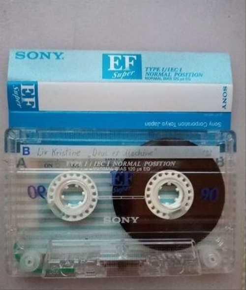 Аудио кассета Sony 90 минут (с записью)