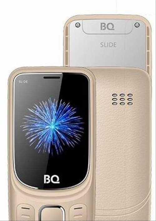 Мобильный телефон BQ BQ-2435 Slide Золотой