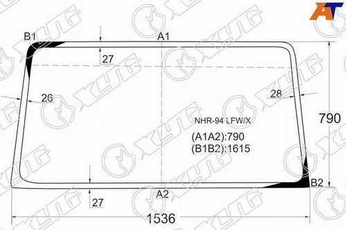 Стекло лобовое BAW fenix 1044 2005-2011