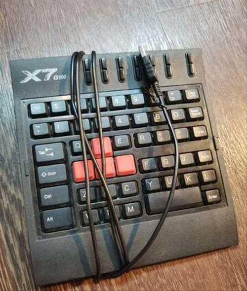 Игровая клавиатура Кейпад A4Tech X7-G100
