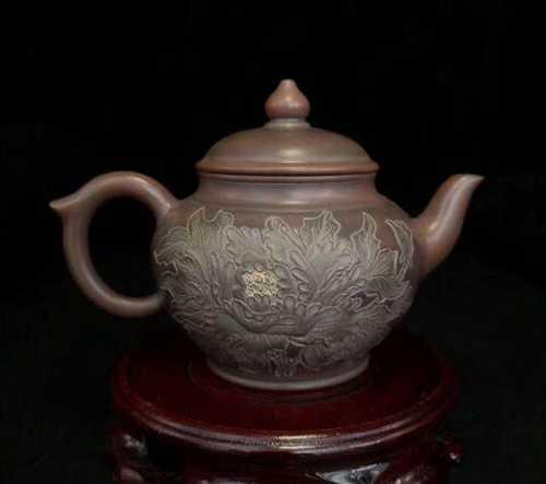 Китайский глиняный чайник-Китайский пион Нисин-Тао
