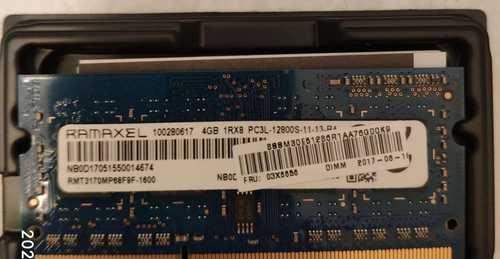 Оперативная память 4Гб Ramaxel DDR3L sodimm