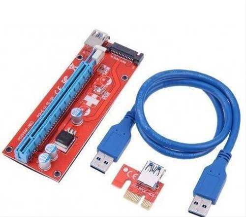 Райзер ver 007s USB PCI-E 1x-16x