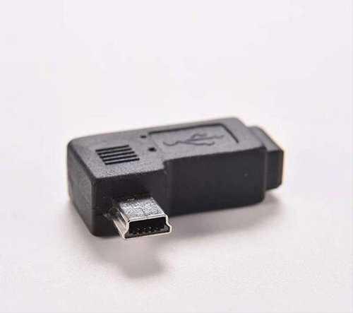Mini USB угловой адаптер переходник удлинитель