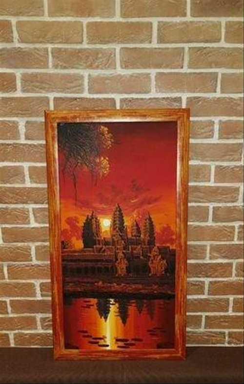 Картина маслом. Ангкор-Ват