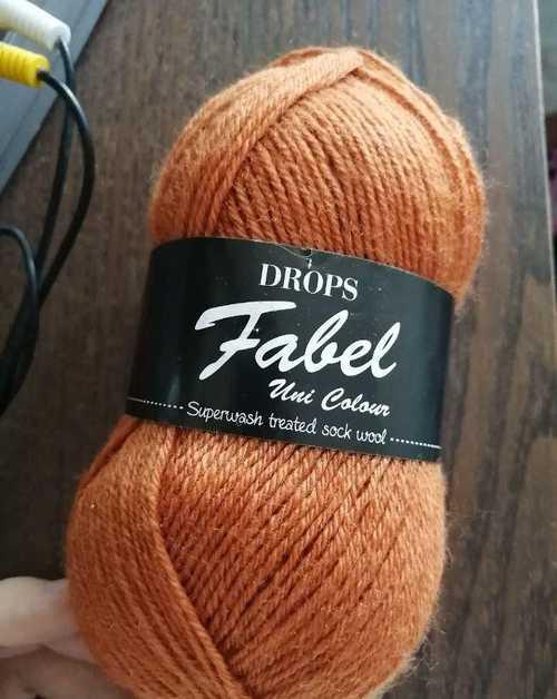 Пряжа носочная Drops Fabel 6 шт