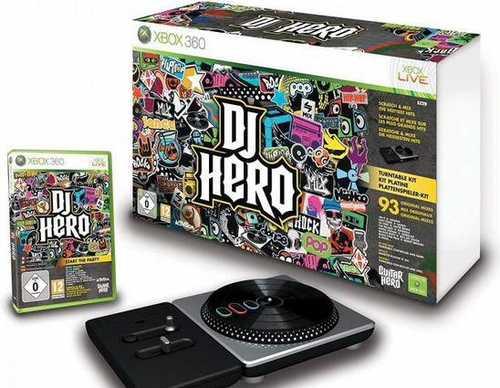 DJ Hero игра для xbox 360