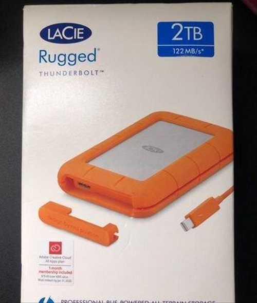 Внешний HDD Lacie Rugged USB 3.0 Thunderbolt 2 тб