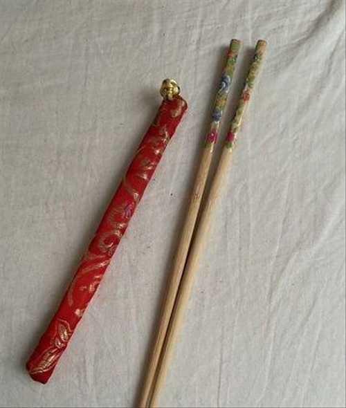 Декоративные палочки для суши японские из дерева