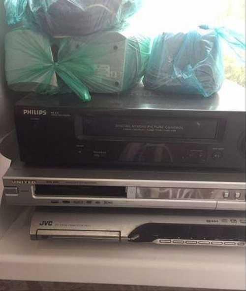 Видеомагнитофон и DVD плееры