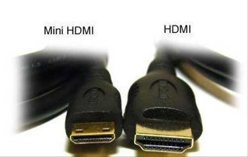 Hdmi- кабель minihdmi-hdmi 19M/19M 1.0 метра, v1.4