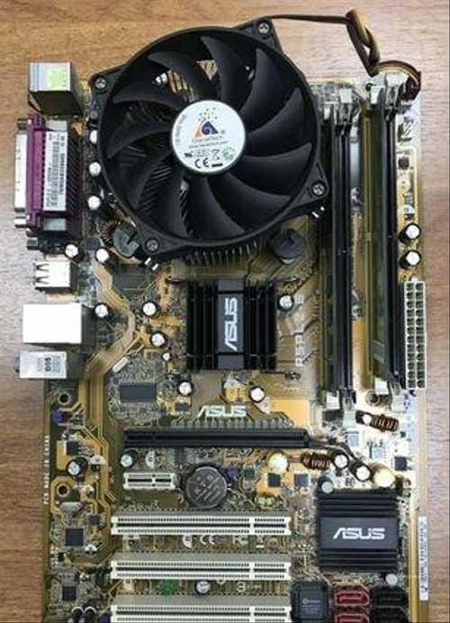 Asus P5PL2-E + Pentium 4 3,00 GHz + 2 Gb