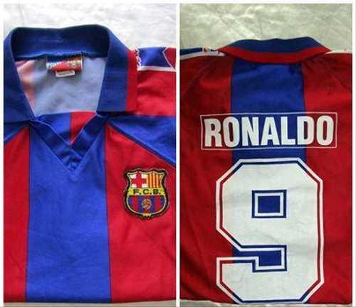 Футболка Ретро Барселона 95/96 ronaldo 9