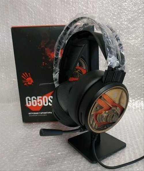 Игровые наушники A4Tech G650s Bloody USB