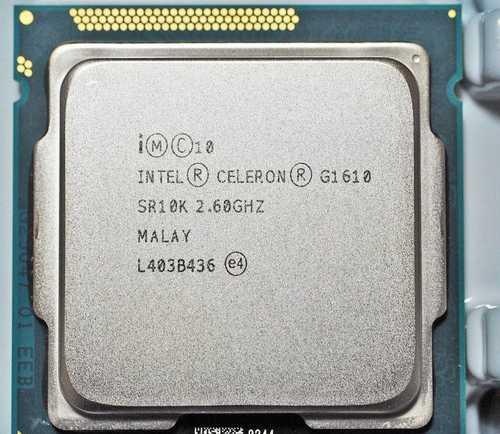 Intel celeron g1610 2600mhz lga1155 в наличии 2