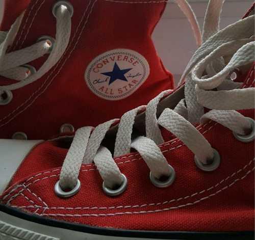 Высокие красные кеды Converse All Star оригинал