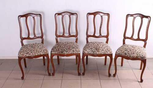 Комплект из 4 стульев.Массив.Винтаж.Art-998